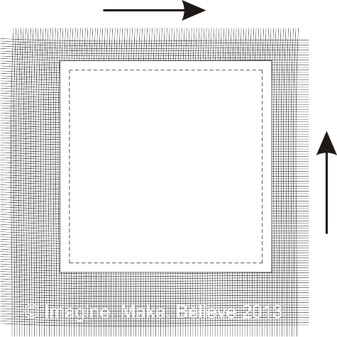 How to Check the Grain of Your Fabric - Imagine. Make. Believe